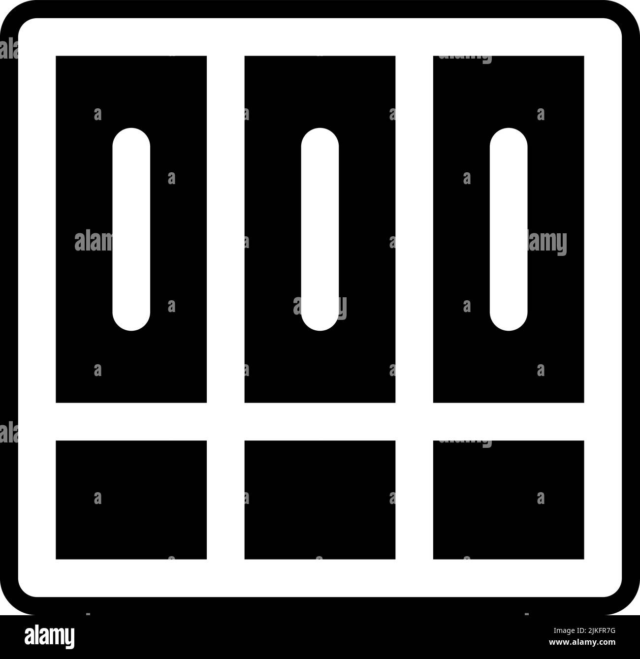 archive icon black vector illustration Stock Vector Image & Art - Alamy