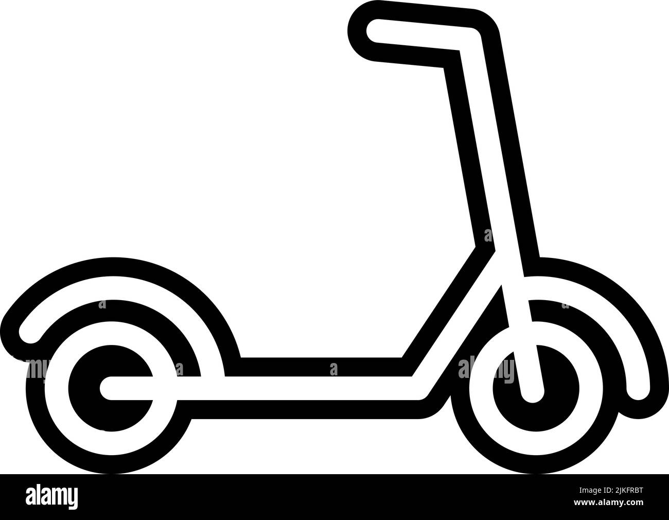 scooter icon black vector illustration Stock Vector Image & Art - Alamy