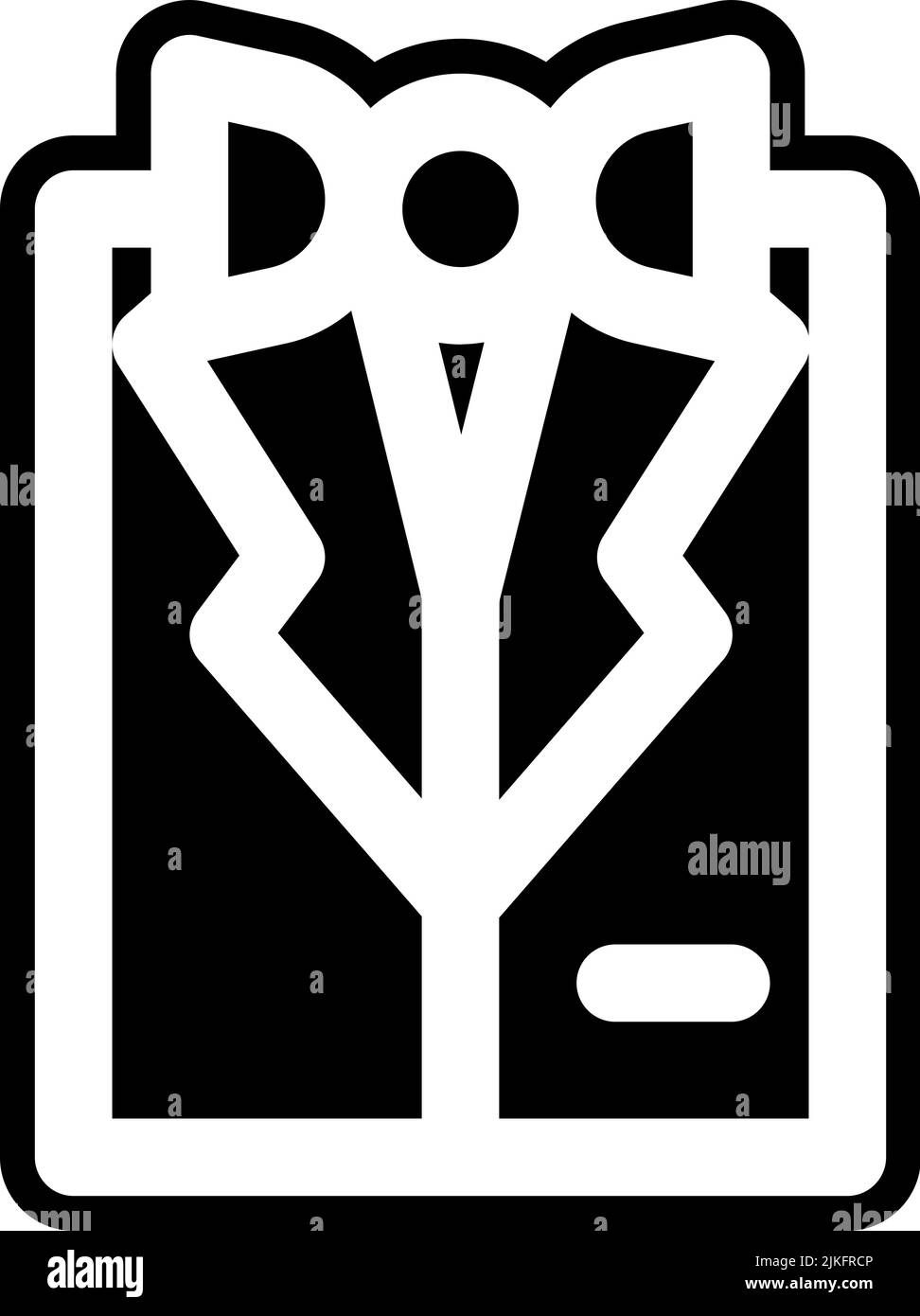 Bow icon flat color Black and White Stock Photos & Images - Alamy