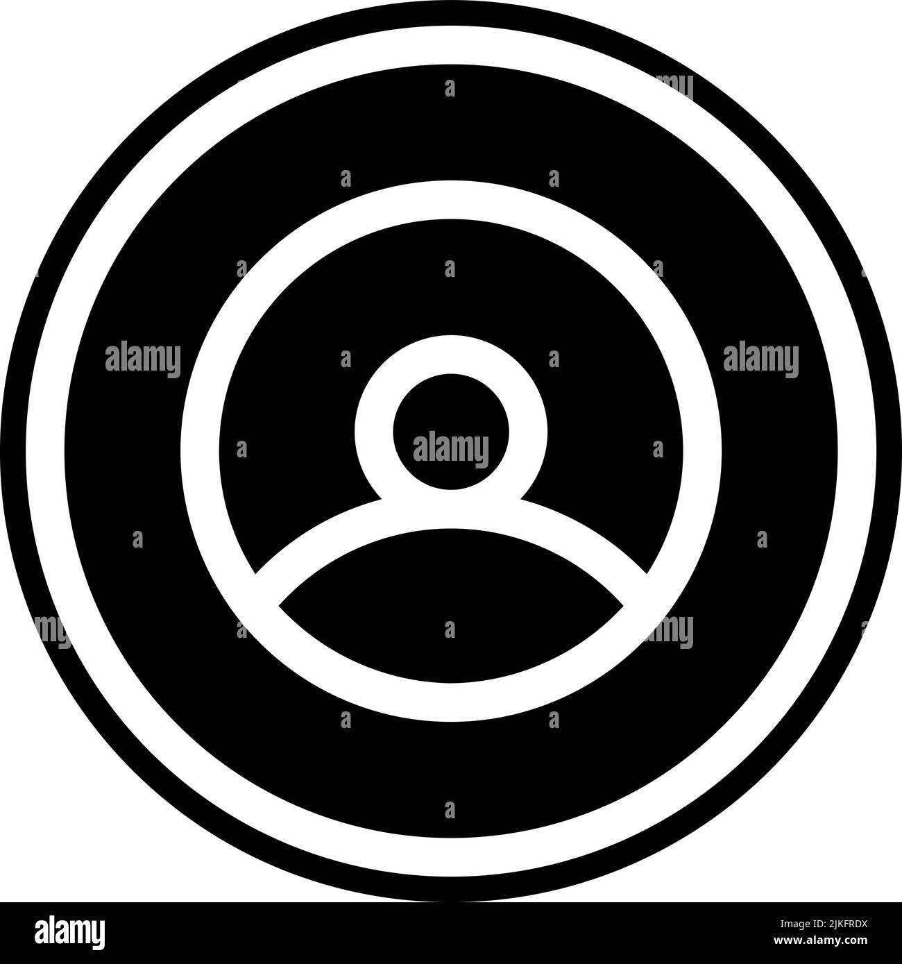 user icon black vector illustration Stock Vector Image & Art - Alamy
