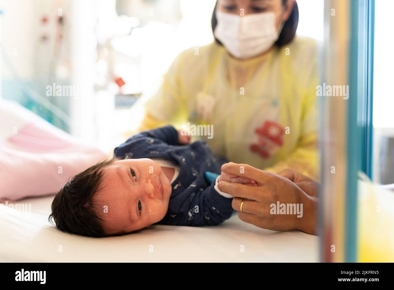 Bronchiolitis epidemic in pediatric wards of a hospital Stock Photo - Alamy