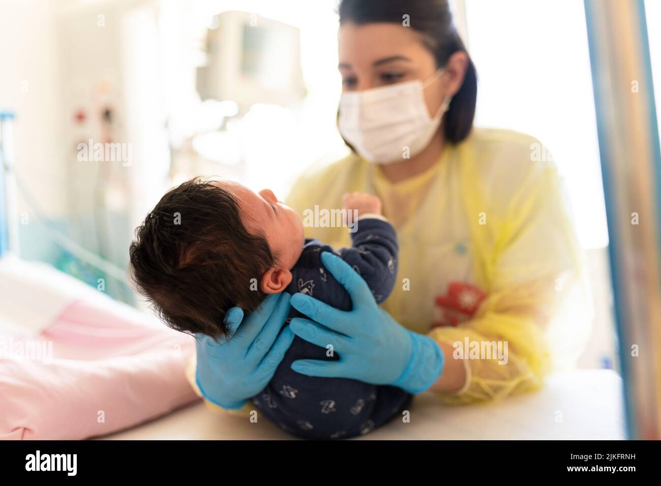 Bronchiolitis epidemic in pediatric wards of a hospital Stock Photo - Alamy