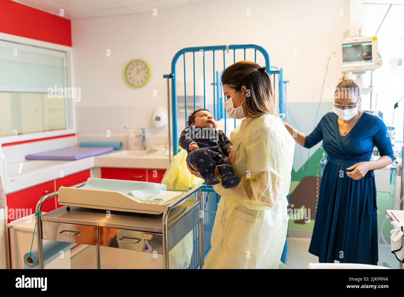 Bronchiolitis epidemic in pediatric wards of a hospital Stock Photo - Alamy