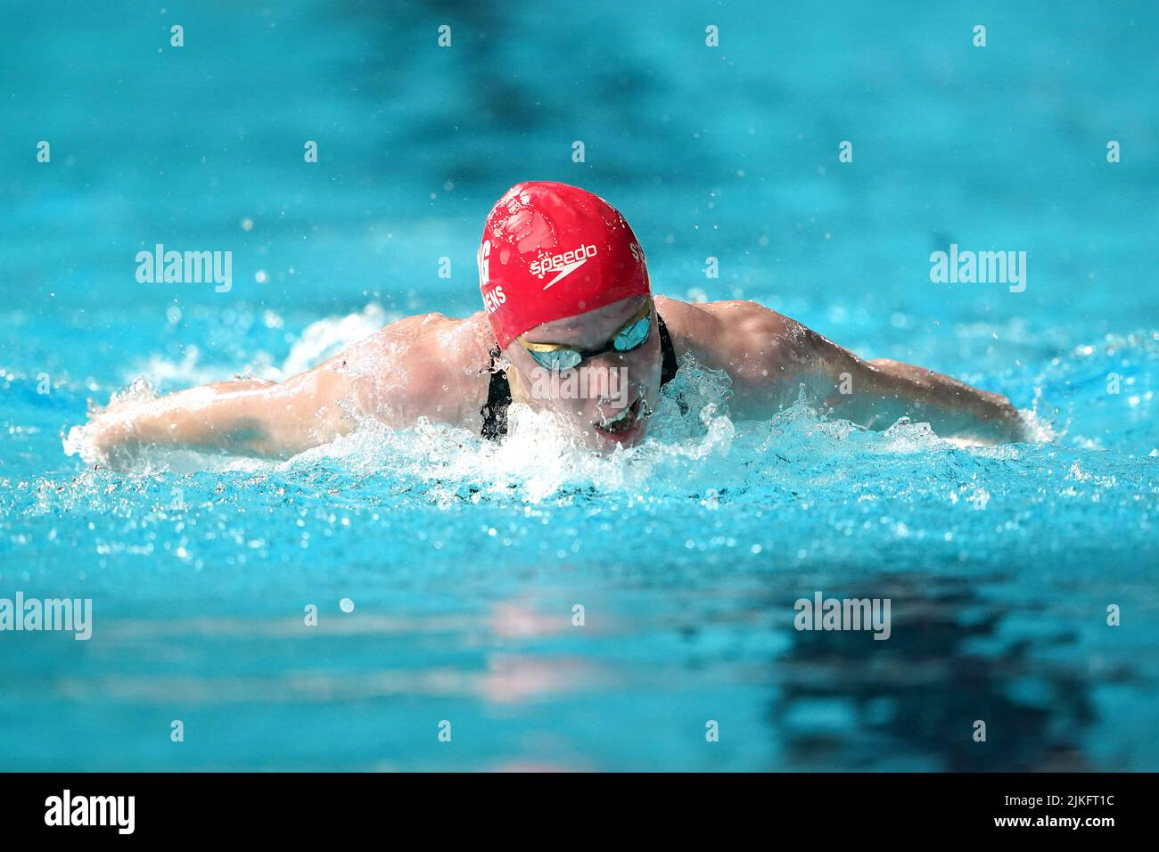 England's Laura Stephens during the Women's 200m Butterfly Heat 1 at ...