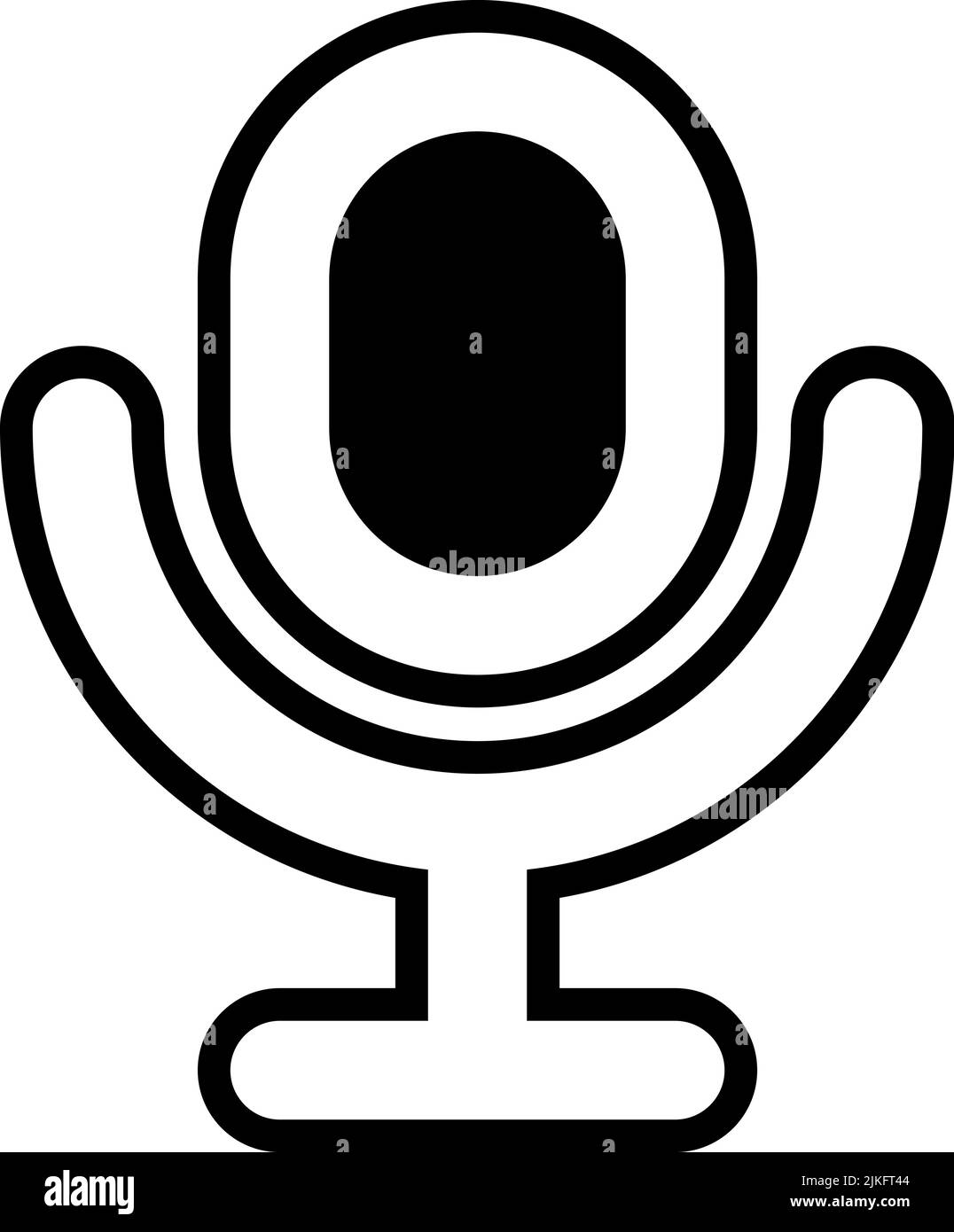 audio icon black vector illustration Stock Vector Image & Art - Alamy