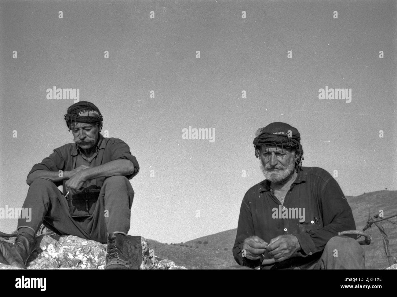 Crete old men Black and White Stock Photos & Images - Alamy