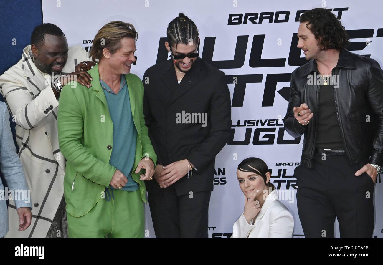 Los Angeles, United States. 02nd Aug, 2022. Cast members Brian Tyree ...