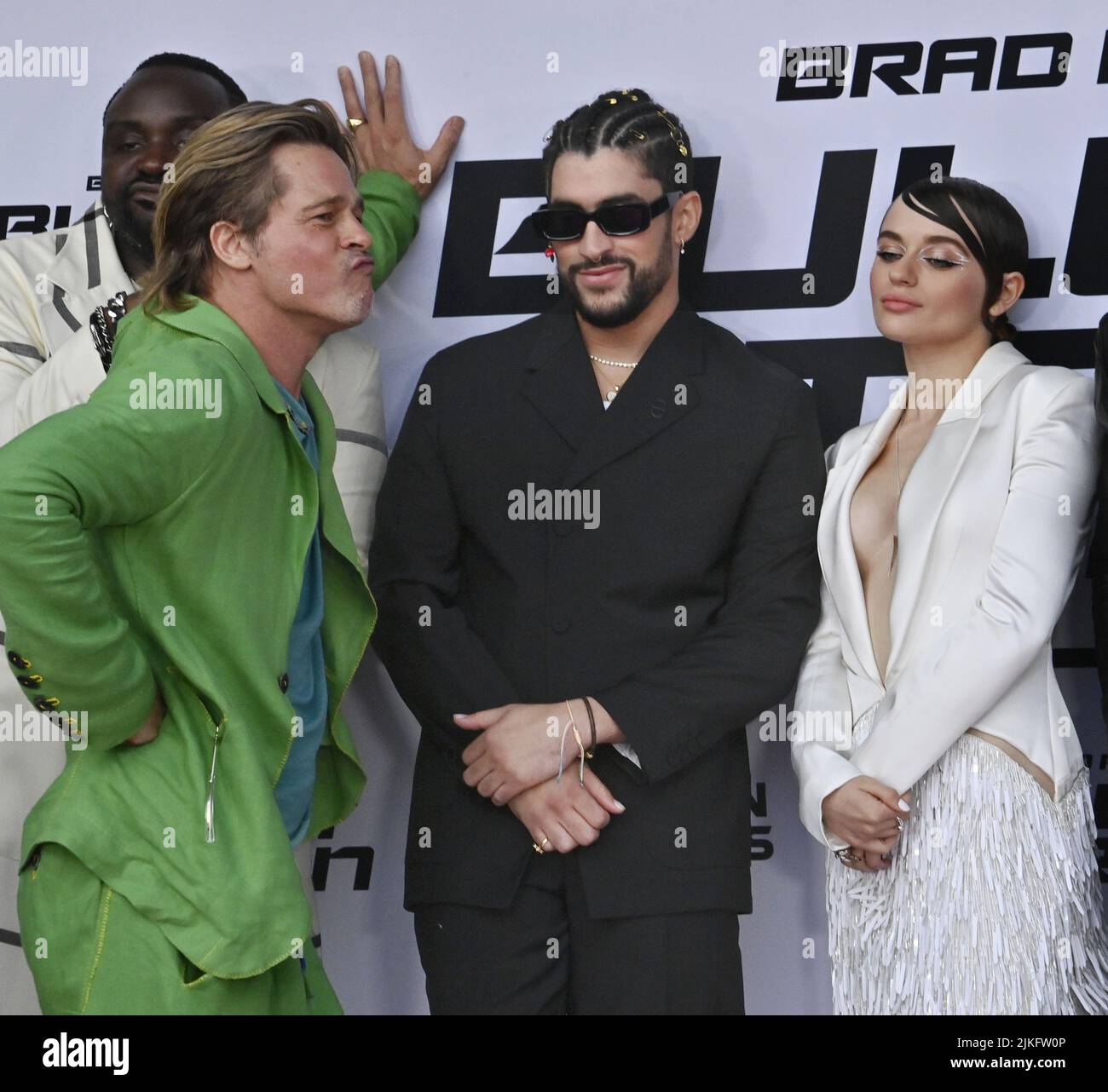 Los Angeles, United States. 02nd Aug, 2022. Cast members Brad Pitt, Bad ...