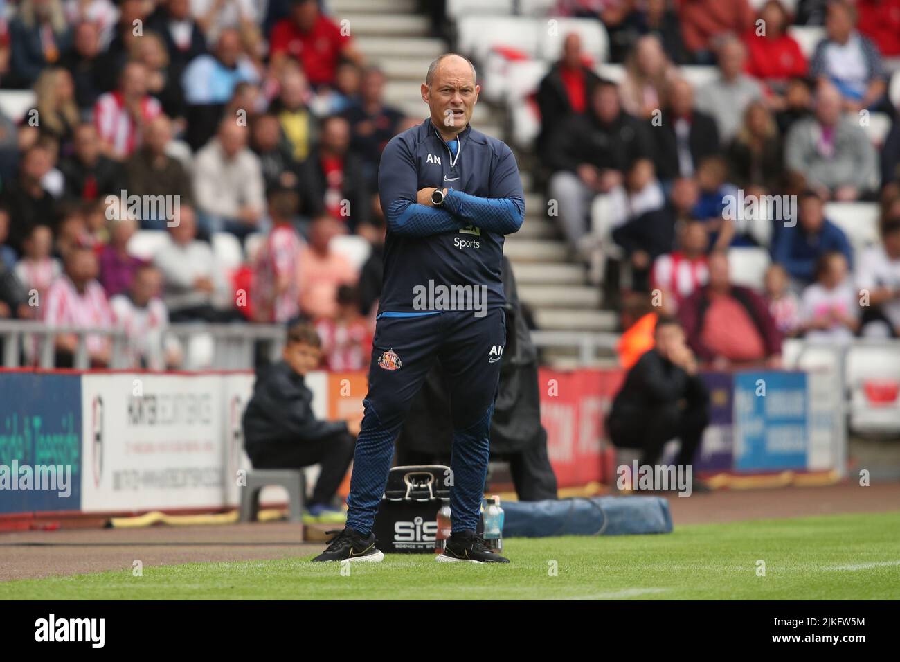 Manager of Sunderland, Alex Neil- Sunderland v Coventry City, Sky Bet ...