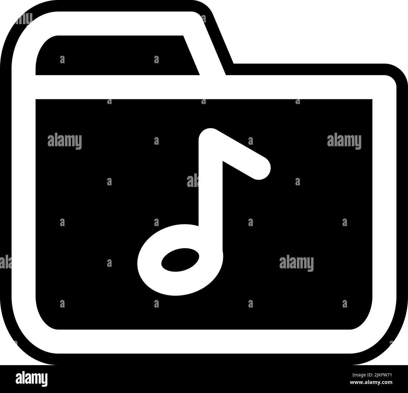 album folder icon black vector illustration Stock Vector Image & Art ...