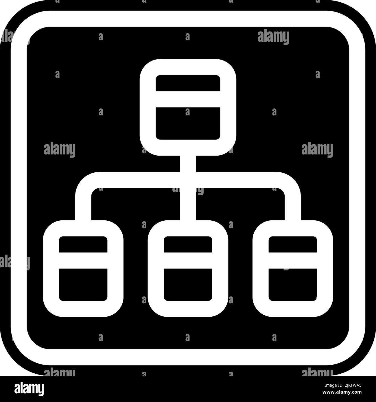 sitemap icon black vector illustration Stock Vector Image & Art - Alamy