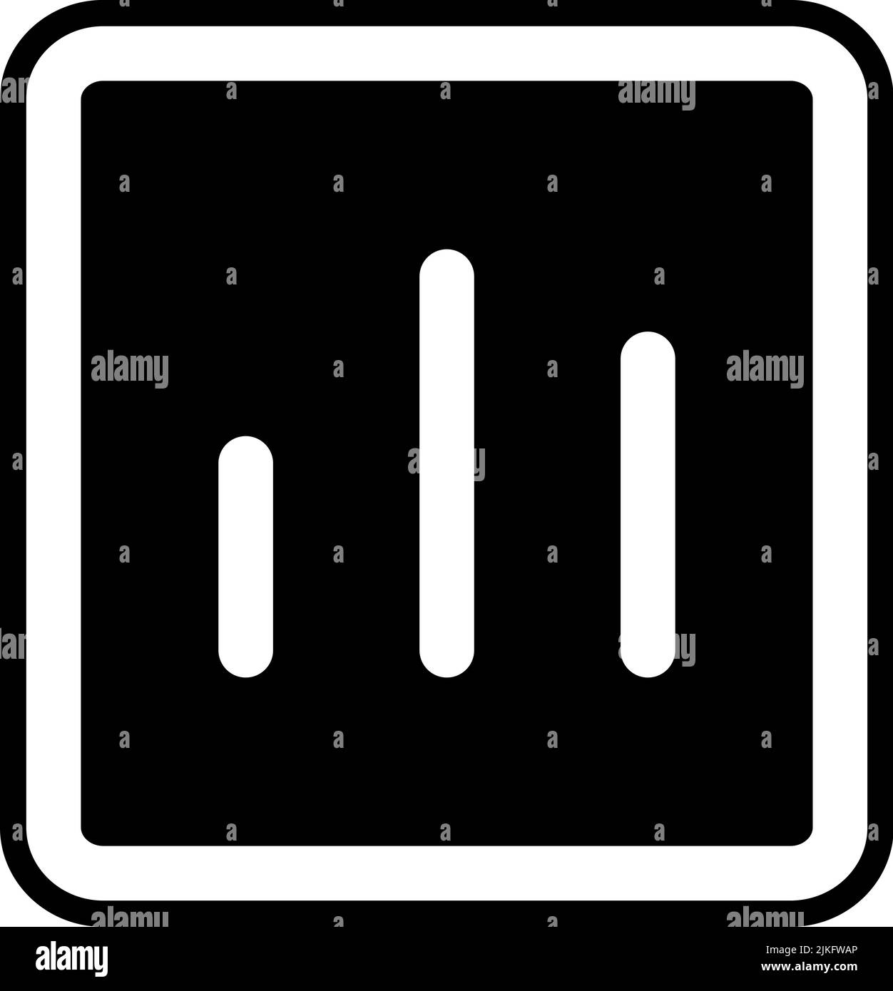 stats icon black vector illustration Stock Vector Image & Art - Alamy