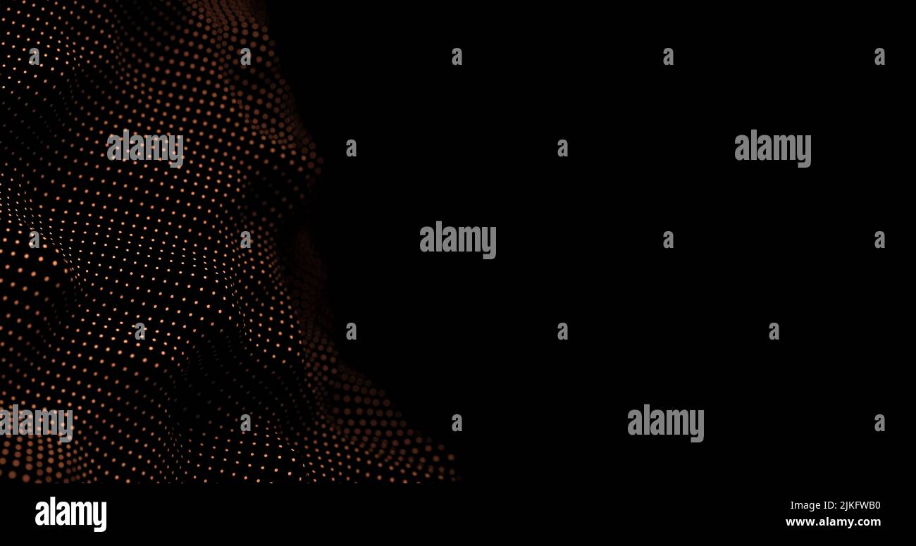 Abstract gold dots design with mountain shape - business template ...