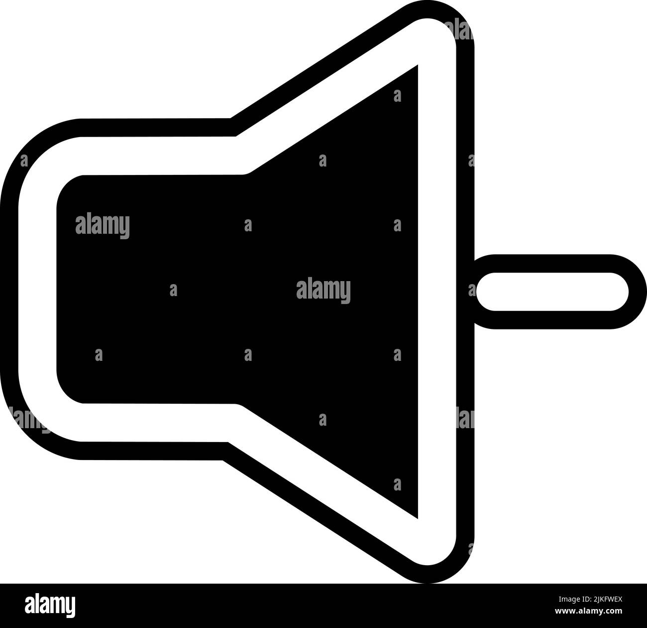 volume down icon black vector illustration Stock Vector Image & Art - Alamy