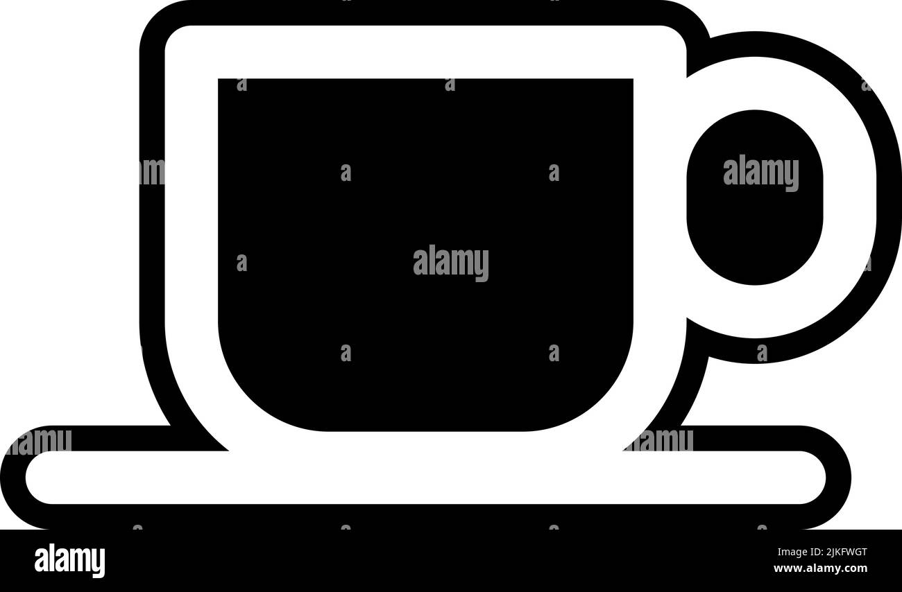 coffee icon black vector illustration Stock Vector Image & Art - Alamy