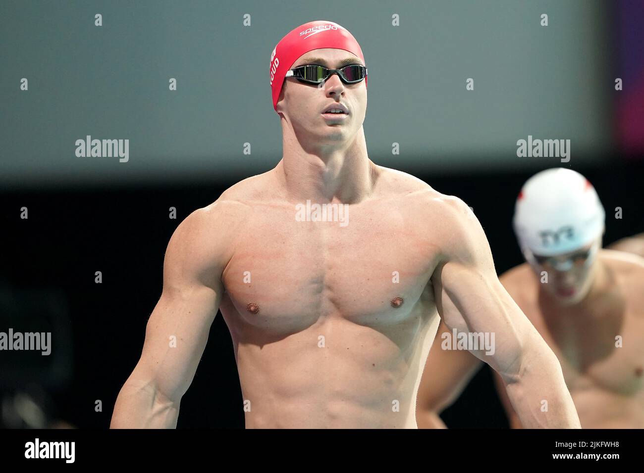 England's Benjamin Proud ahead of the Men's 50m Freestyle Heat 7 at ...