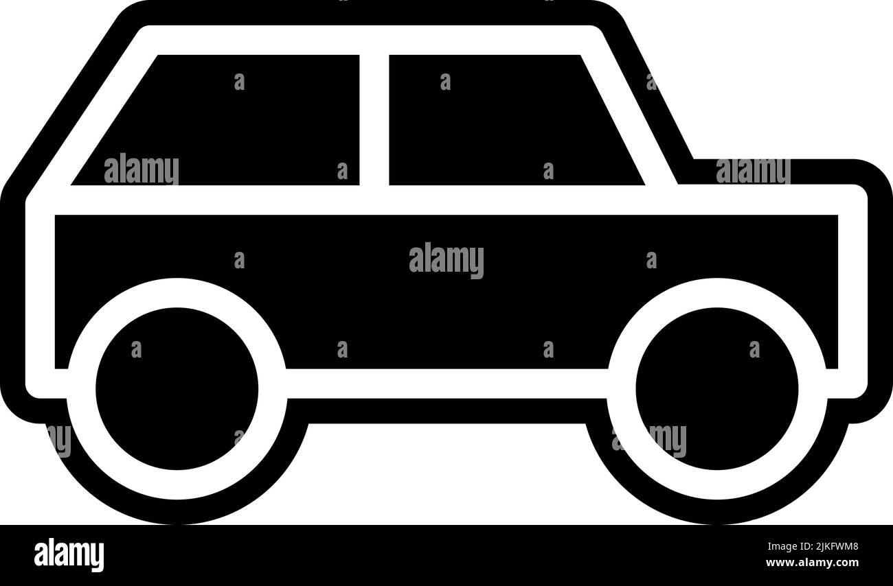 car icon black vector illustration Stock Vector Image & Art - Alamy