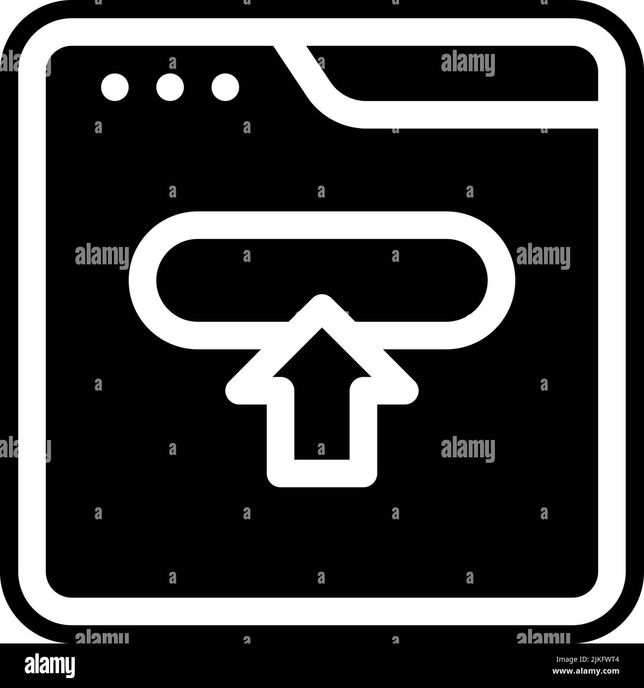 search icon black vector illustration Stock Vector Image & Art - Alamy