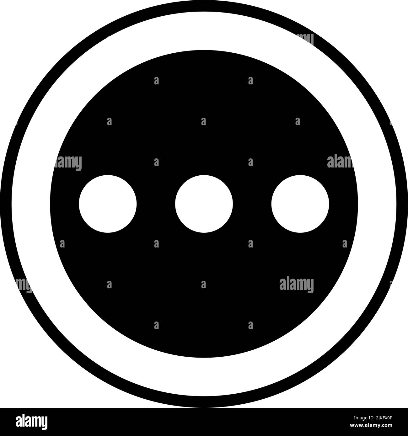 menu icon black vector illustration Stock Vector Image & Art - Alamy