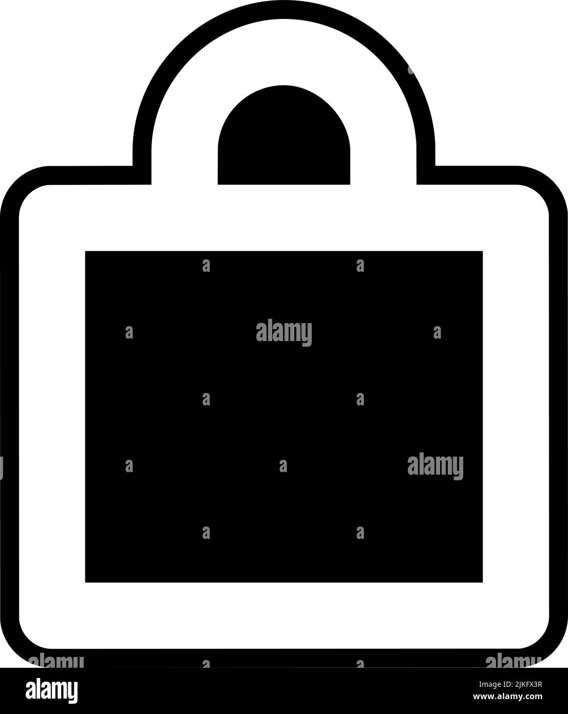lock icon black vector illustration Stock Vector Image & Art - Alamy