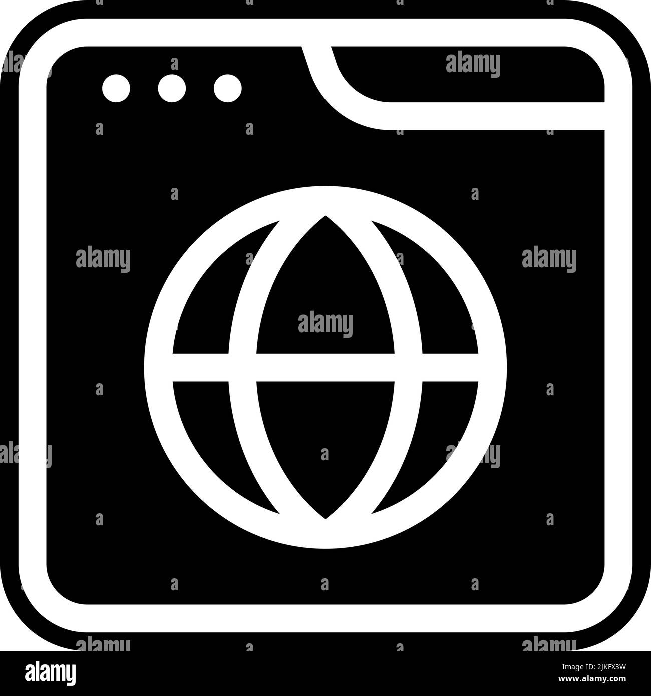 internet icon black vector illustration Stock Vector Image & Art - Alamy