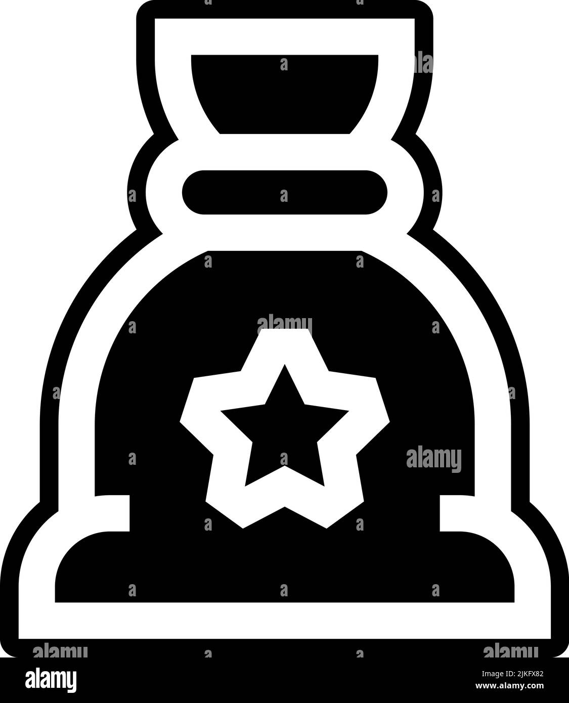 sack icon black vector illustration Stock Vector Image & Art - Alamy