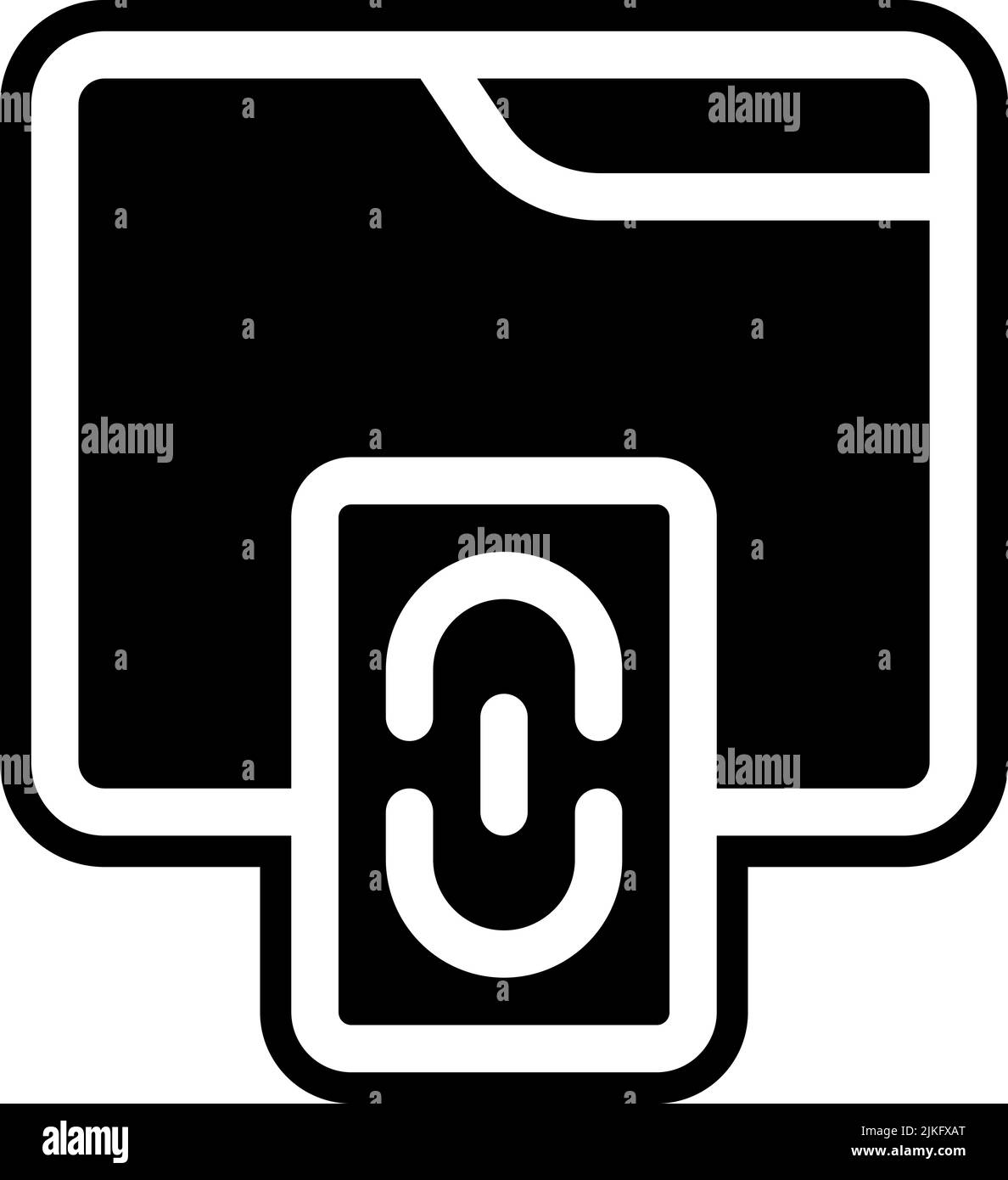 link icon black vector illustration Stock Vector Image & Art - Alamy