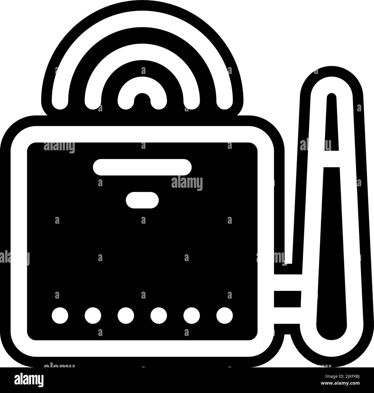 router icon black vector illustration Stock Vector Image & Art - Alamy