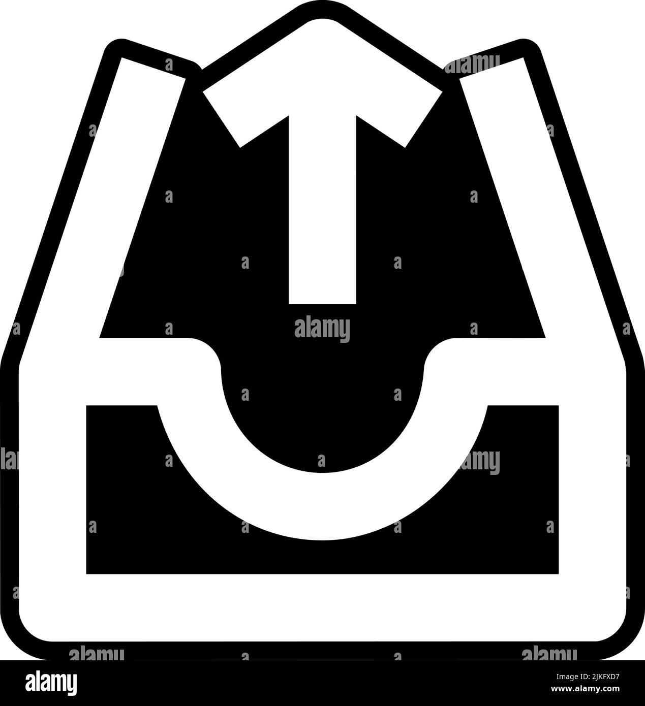 upload icon black vector illustration Stock Vector Image & Art - Alamy