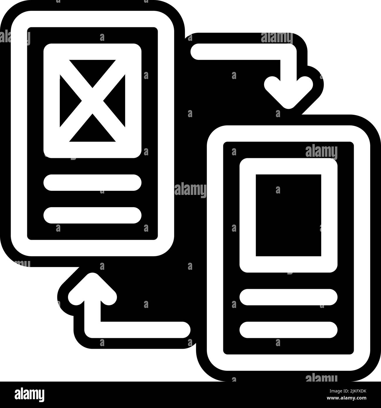 prototype icon black vector illustration Stock Vector Image & Art - Alamy
