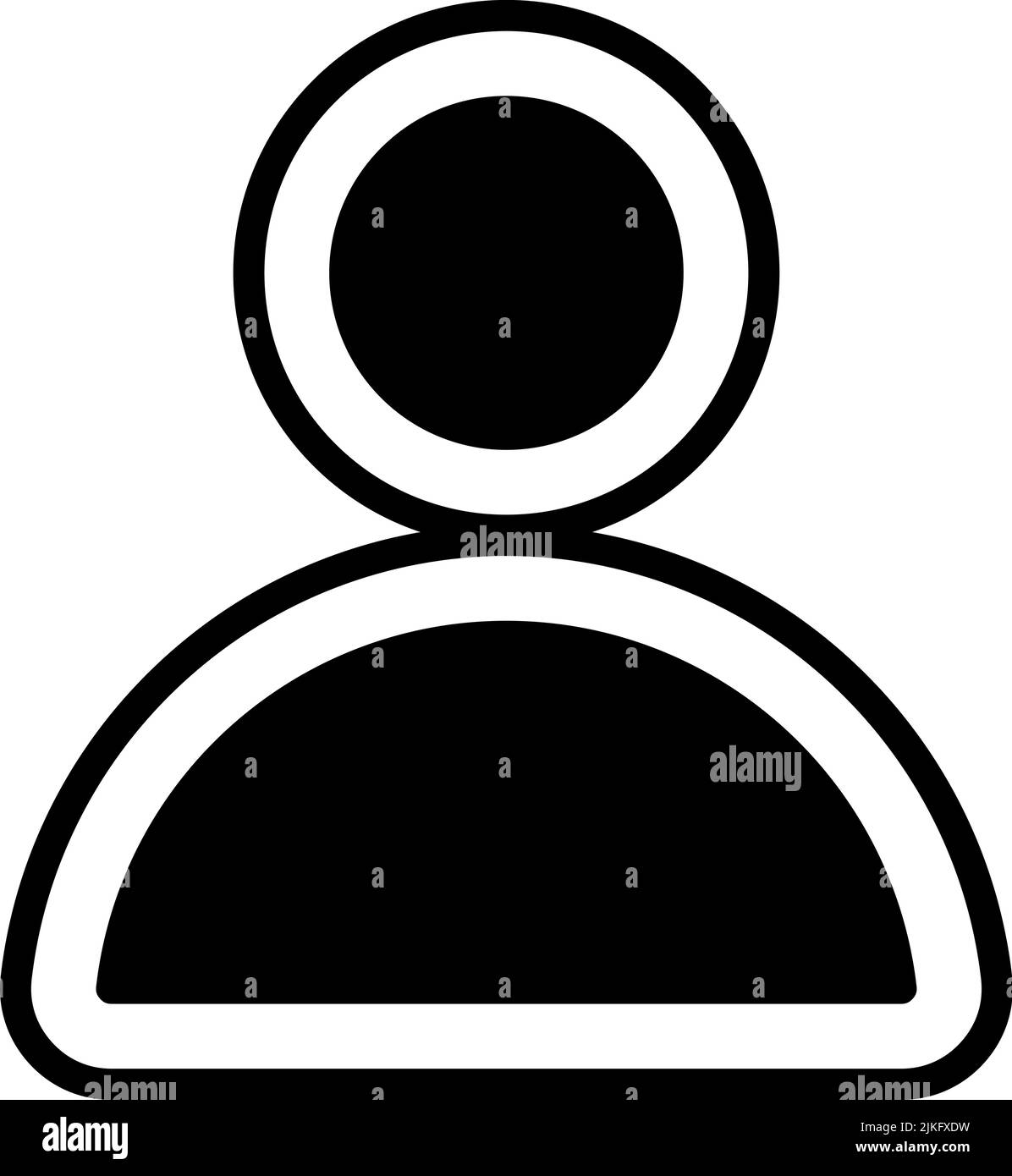user icon black vector illustration Stock Vector Image & Art - Alamy