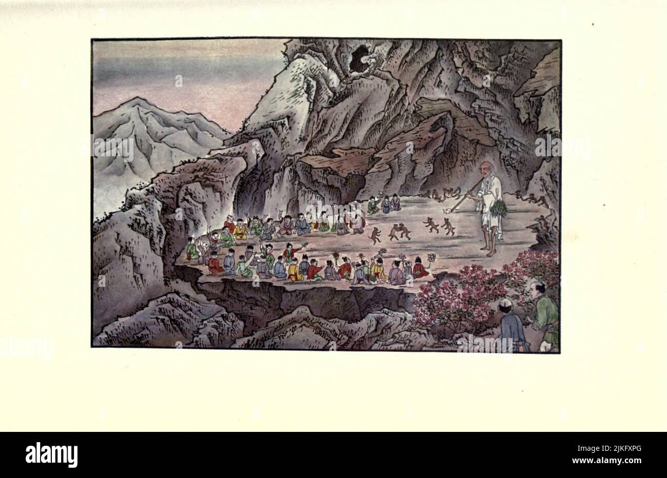 The Old Hermit entertains the Children from the story ' THE HERMIT'S ...