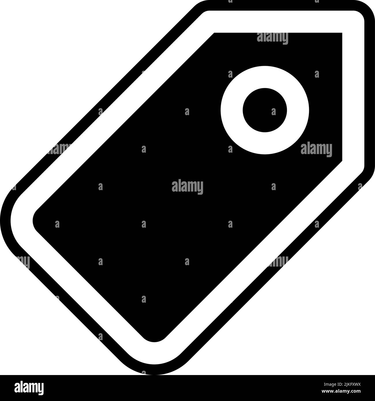 price tag icon black vector illustration Stock Vector Image & Art - Alamy