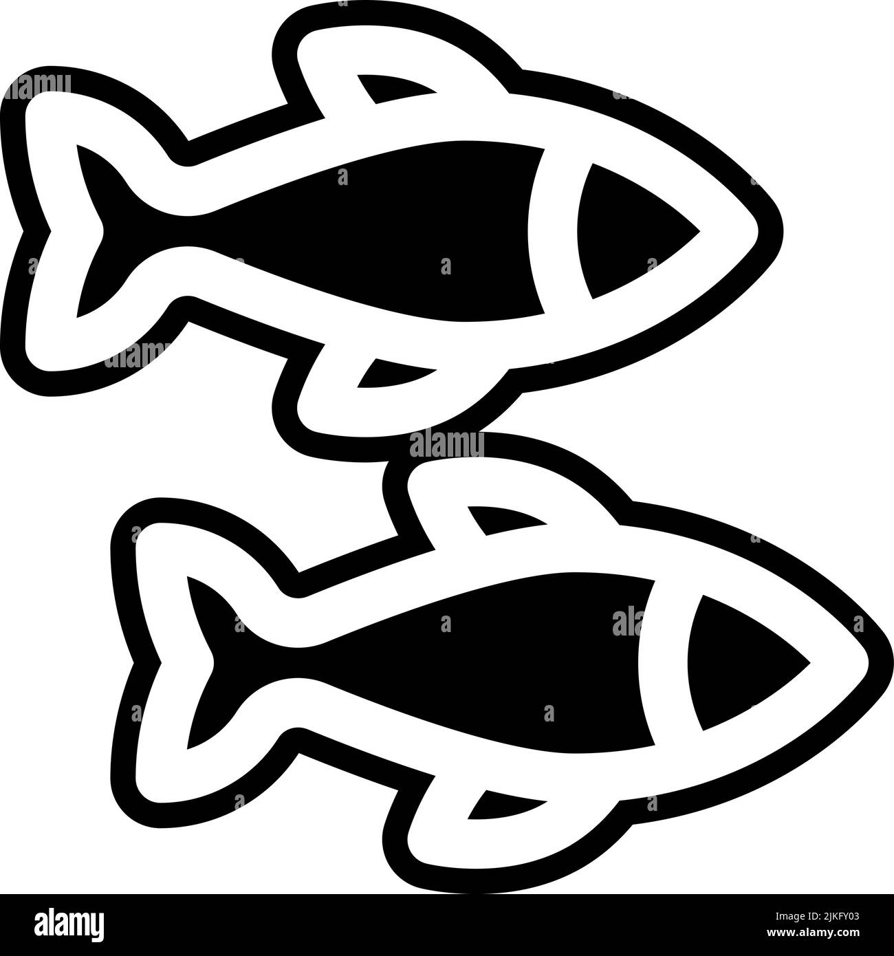 fish icon black vector illustration Stock Vector Image & Art - Alamy