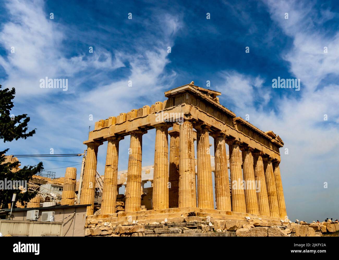 Parthenon - the main temple of the Acropolis of Athens Stock Photo - Alamy