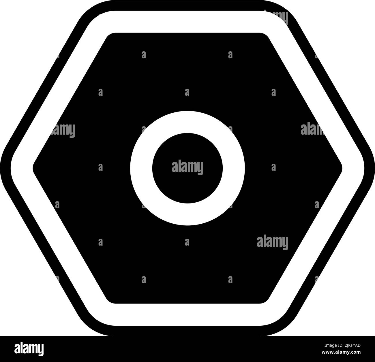 setting icon black vector illustration Stock Vector Image & Art - Alamy