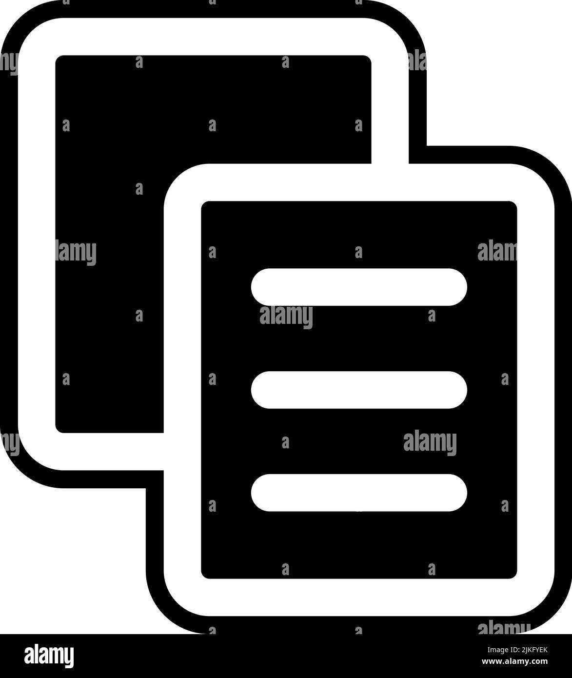 paste icon black vector illustration Stock Vector Image & Art - Alamy