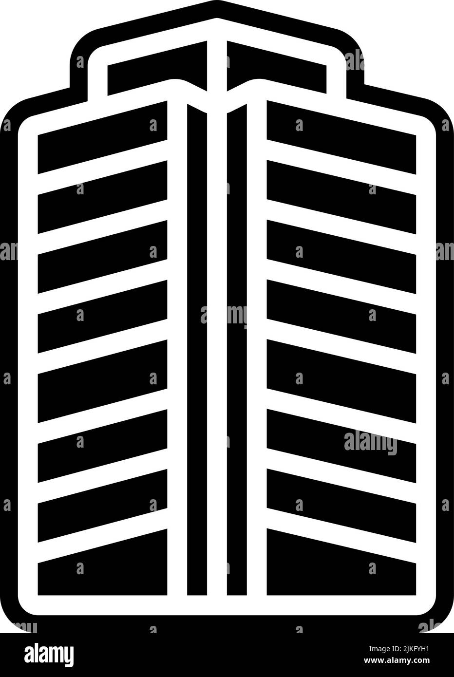 apartment icon black vector illustration Stock Vector Image & Art - Alamy