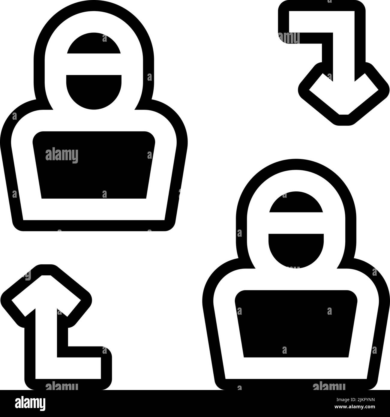 change icon black vector illustration Stock Vector Image & Art - Alamy
