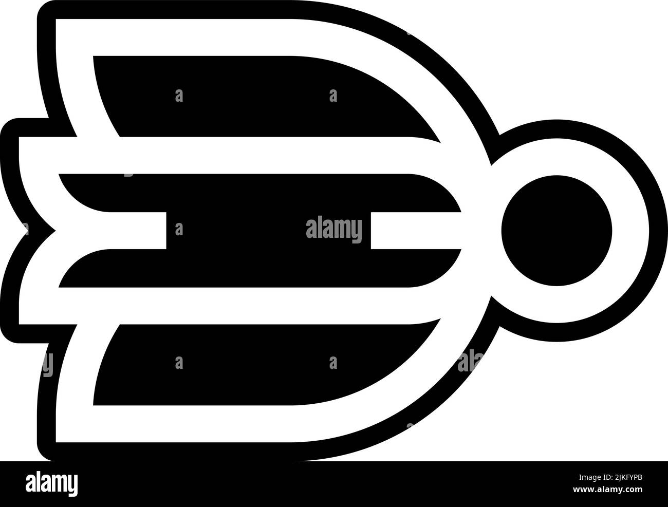 penalty icon black vector illustration Stock Vector Image & Art - Alamy