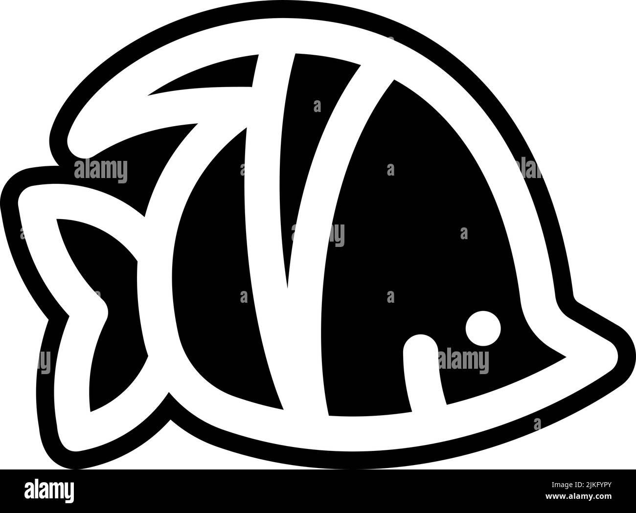 fish icon black vector illustration Stock Vector Image & Art - Alamy