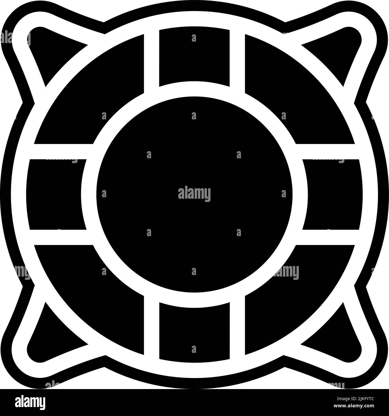 lifebuoy icon black vector illustration Stock Vector Image & Art - Alamy