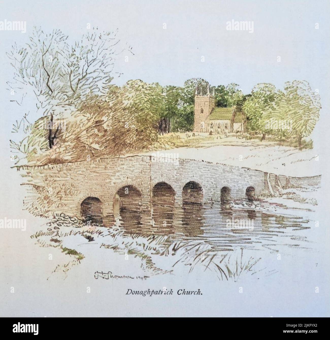Village road sketch hi-res stock photography and images - Alamy