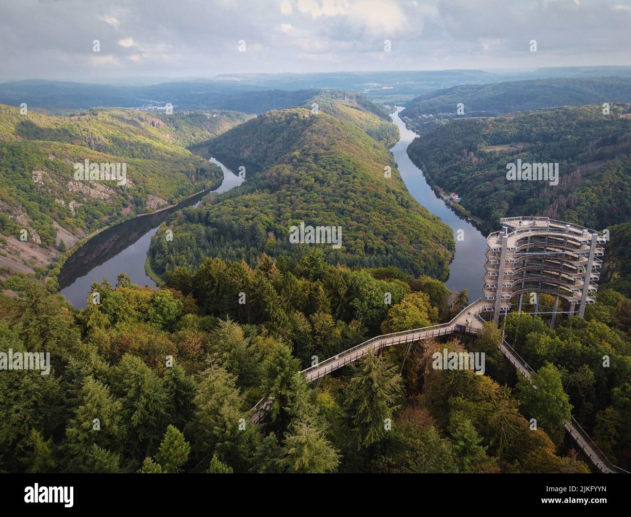 Saarland aerial view hi-res stock photography and images - Alamy