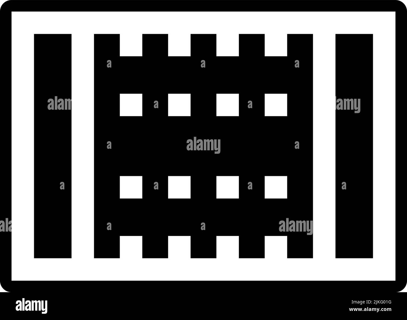 field icon black vector illustration Stock Vector Image & Art - Alamy