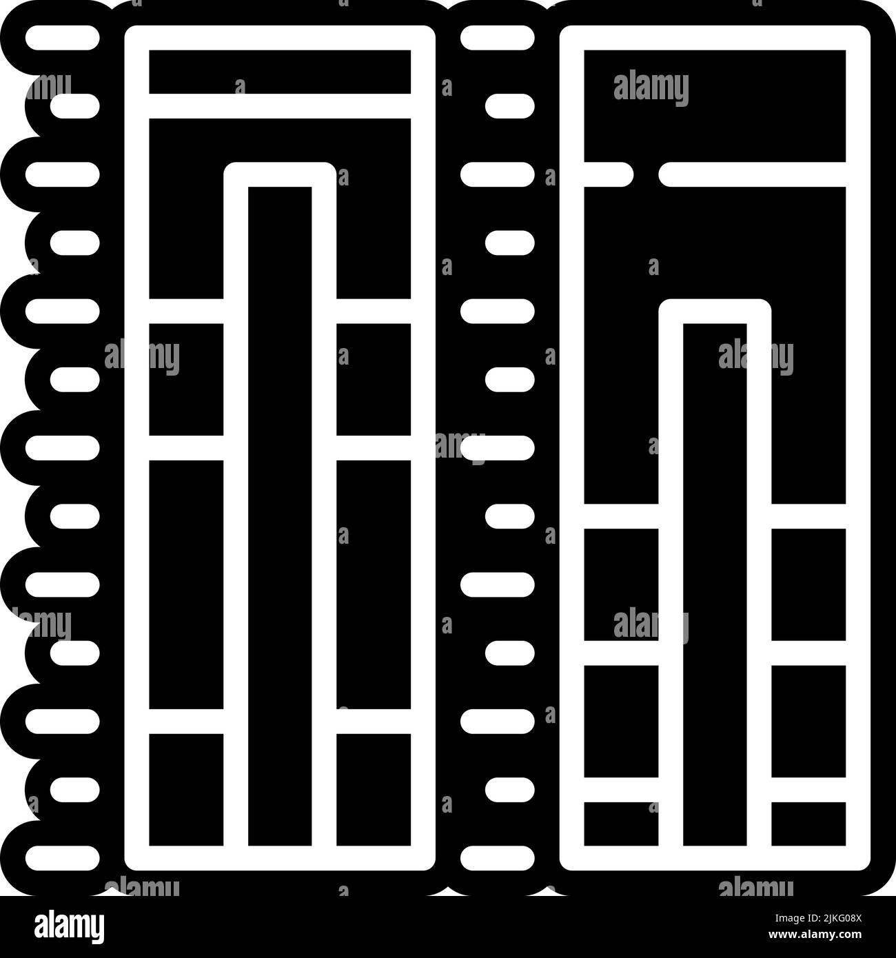 graph icon black vector illustration Stock Vector Image & Art - Alamy