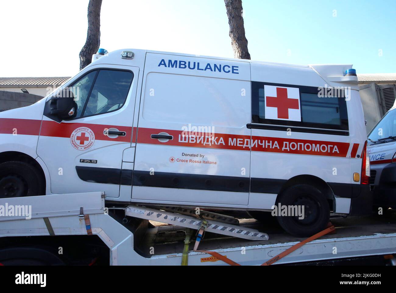 Rome, Italy. 02nd Aug, 2022. Rome, Departure of vehicles for the Red ...