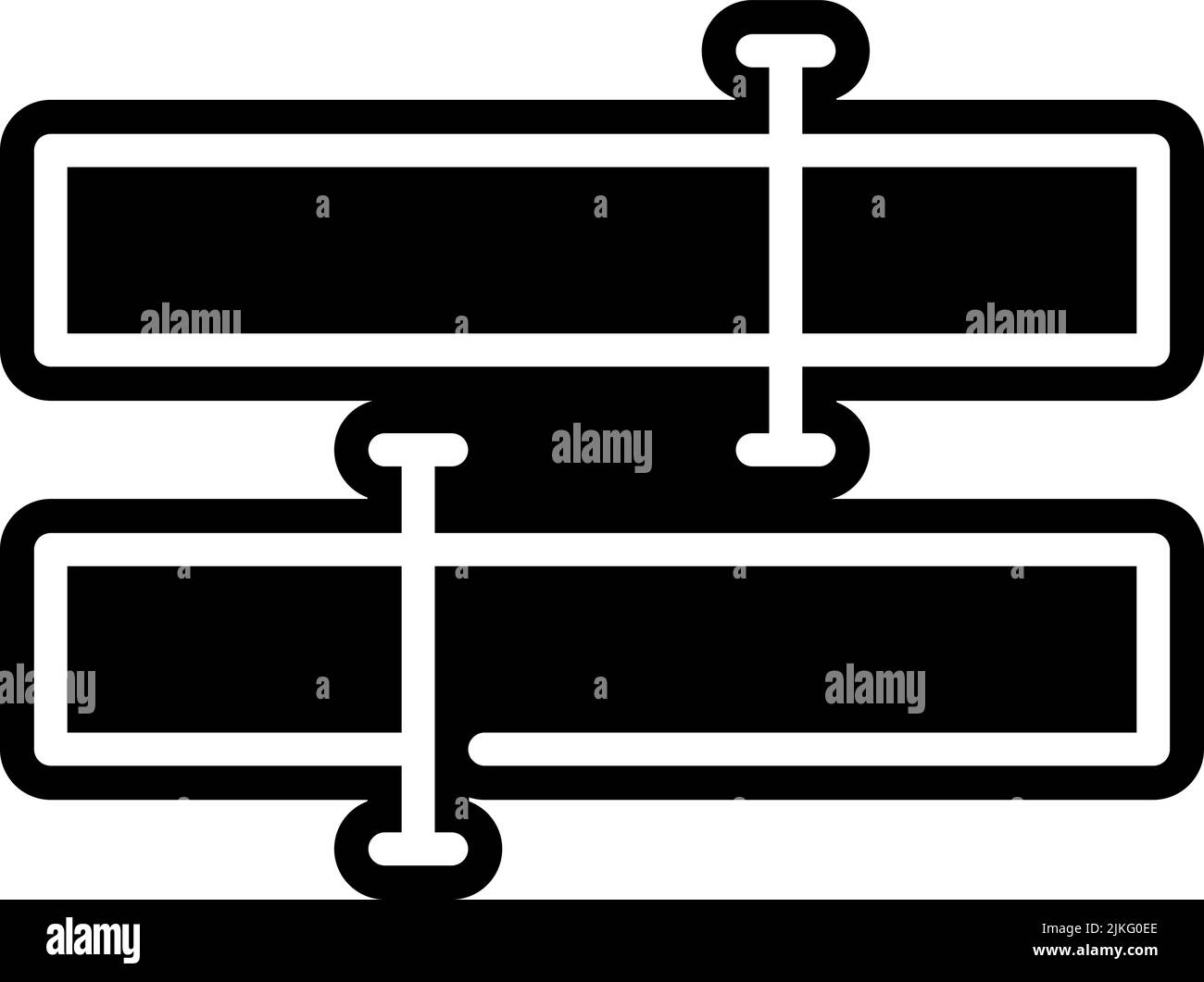 bar chart icon black vector illustration Stock Vector Image & Art - Alamy