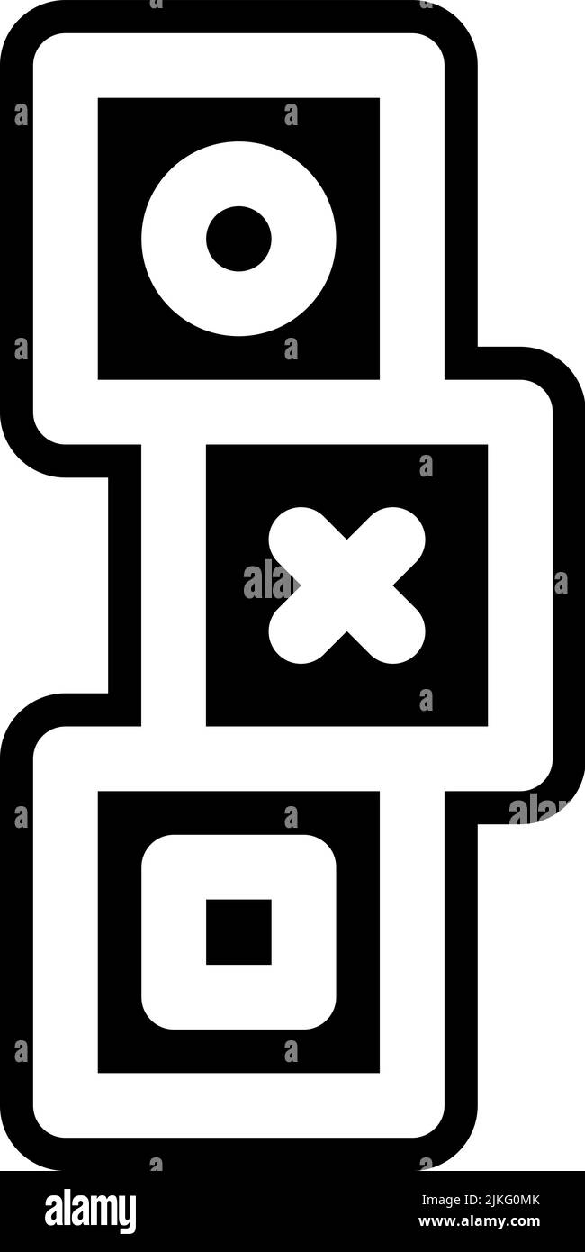 block icon black vector illustration Stock Vector Image & Art - Alamy