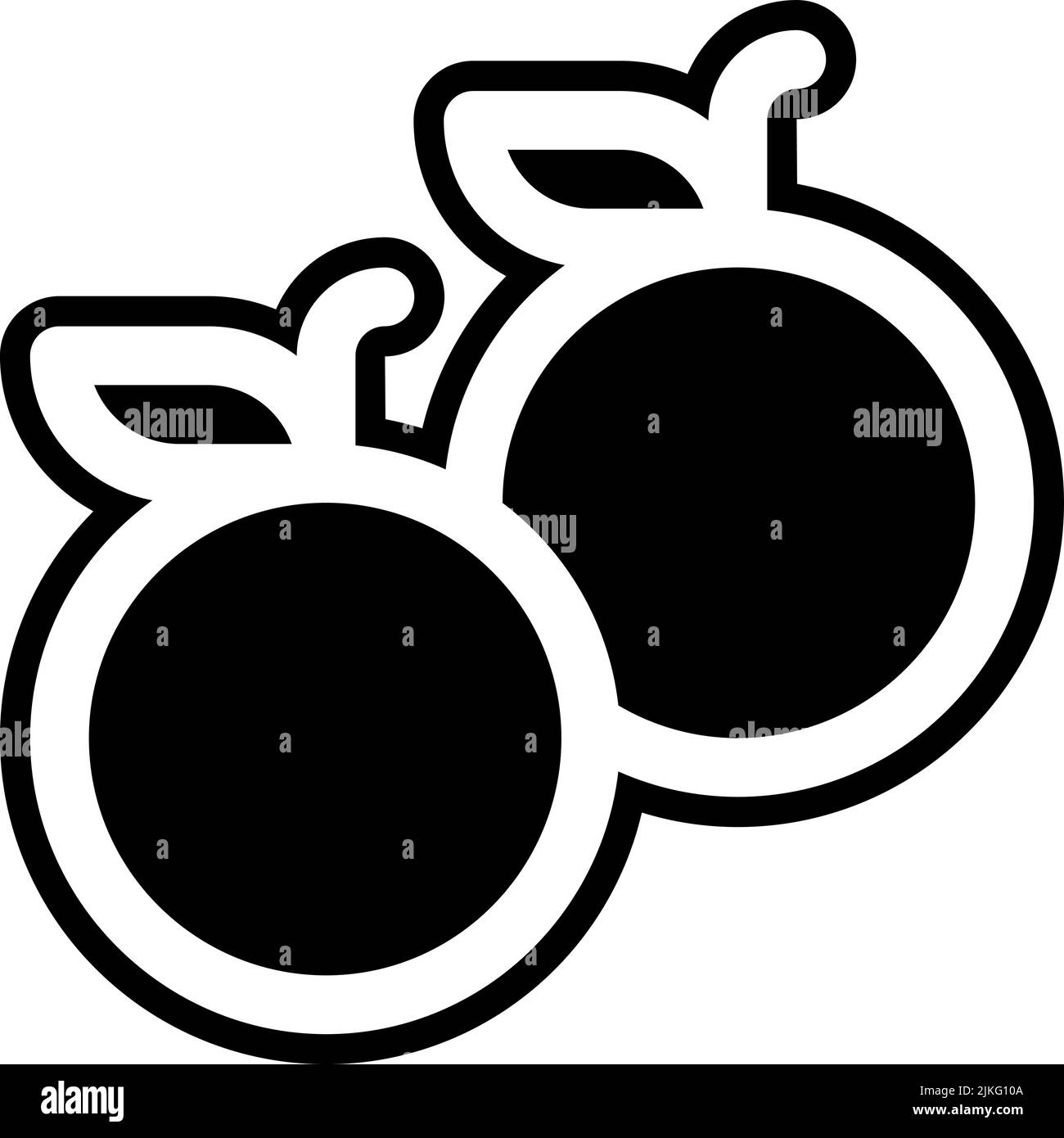 tangerine icon black vector illustration Stock Vector Image & Art - Alamy